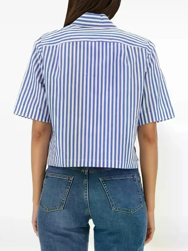 MARGARET HOWELL Striped Short-sleeve Shirt