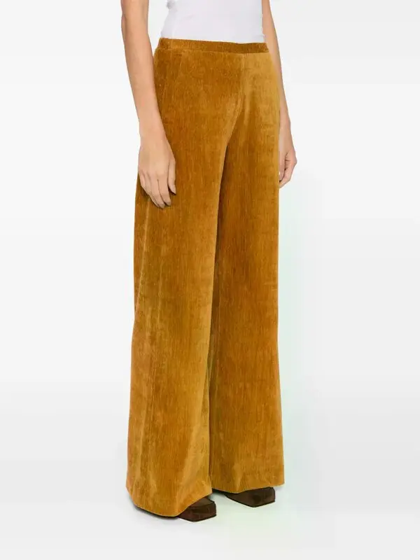 FORTE_FORTE Textured Trousers - Orange