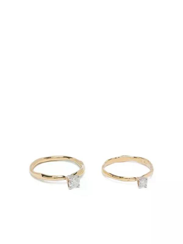 WOUTERS & HENDRIX 18k Toi Et Moi Diamond Ring - Gold