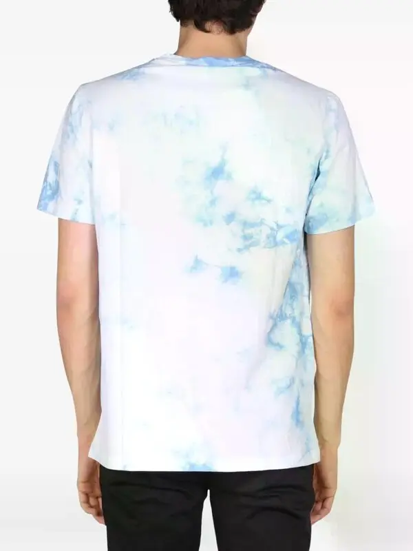 DISCLAIMER Tie-dye Graffiti-print T-shirt