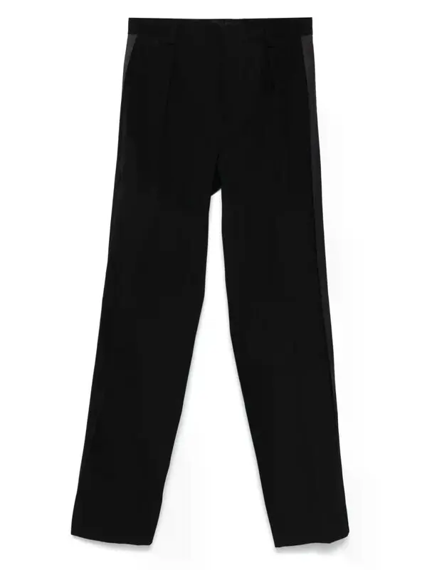 Casablanca Pleated Side-stripe Trousers