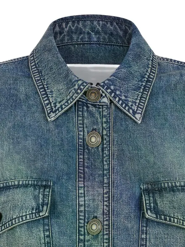 MARANT ETOILE Button-fastening Denim Coat