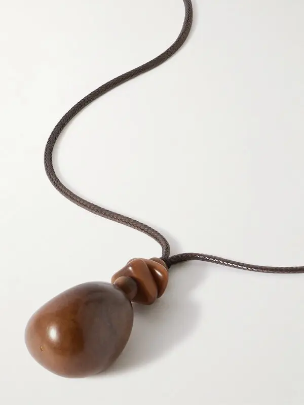 HUNTING SEASON Pendant Tagua And Leather Necklace