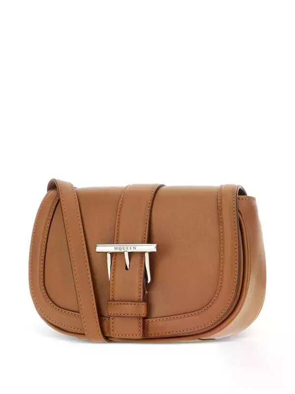 Alexander McQueen Buckle-detail Leather Mini Bag