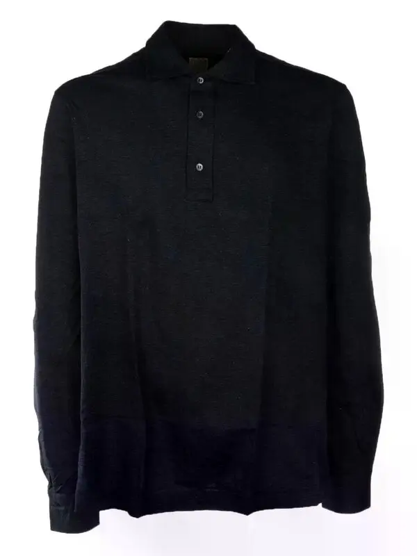 4FF Long-sleeve Polo Shirt - Blue