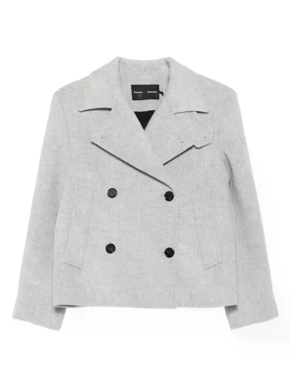 Proenza Schouler Double-breasted Wool-blend Jacket