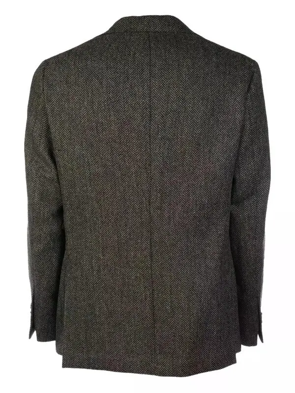 4FF Button-fastening Tweed Blazer