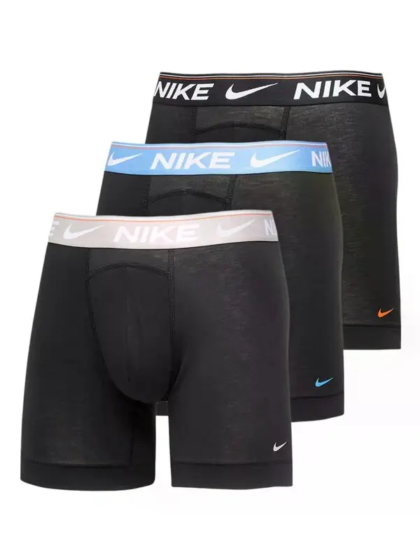 Nike Ultra Comfort Logo-waistband Boxer Briefs - Black