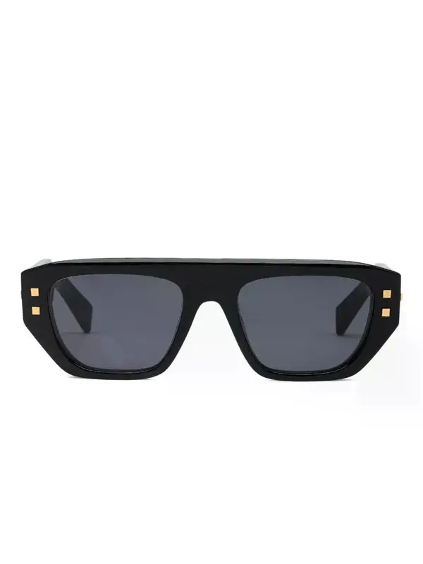 Balmain Square-frame Sunglasses - Black