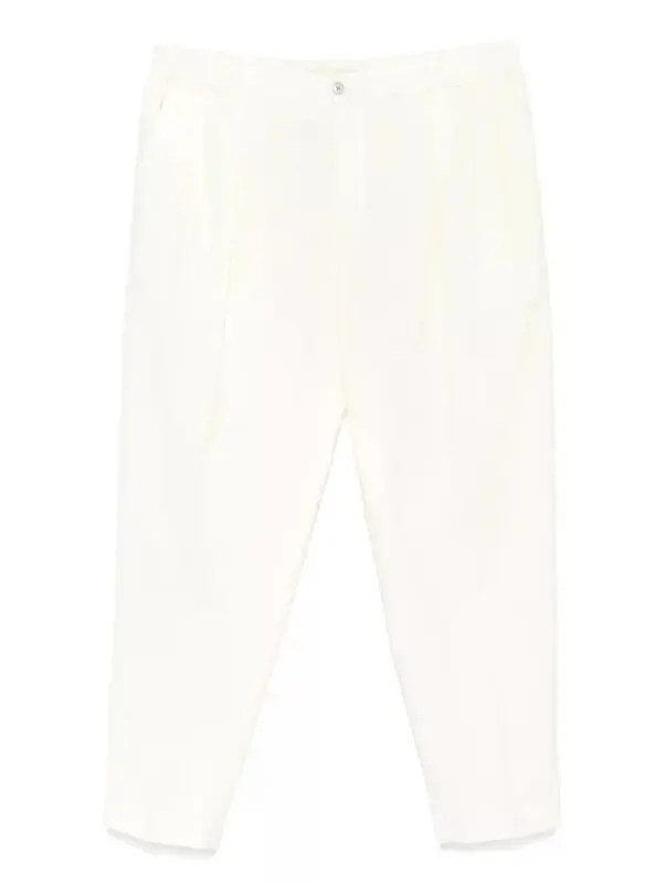 BRIGLIA 1949 Pleated Wool Trousers - Neutrals