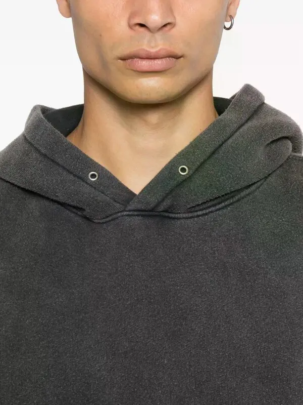 SUNFLOWER Washed Cotton Hoodie - Grey