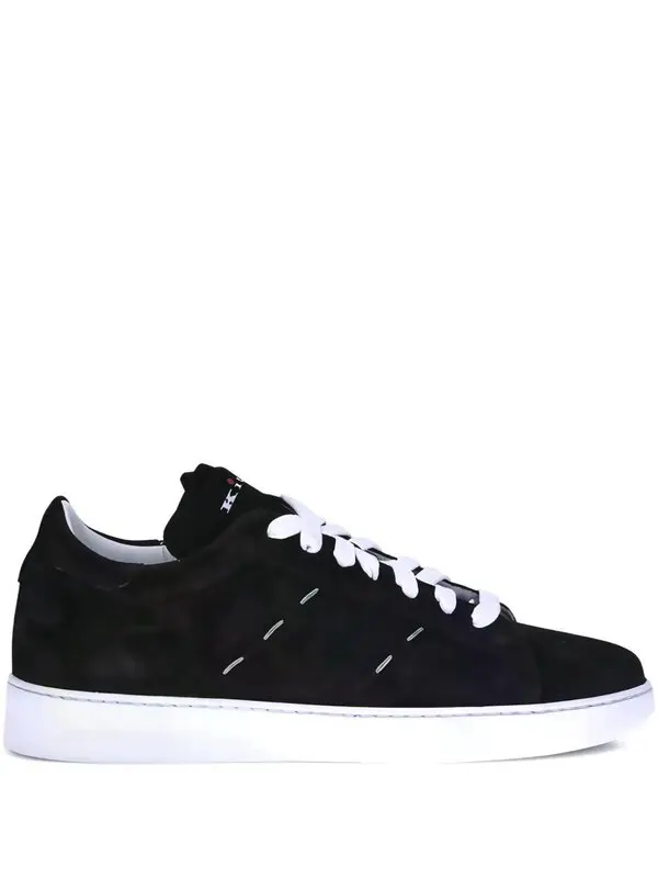 Kiton Lace-up Sneakers - Black