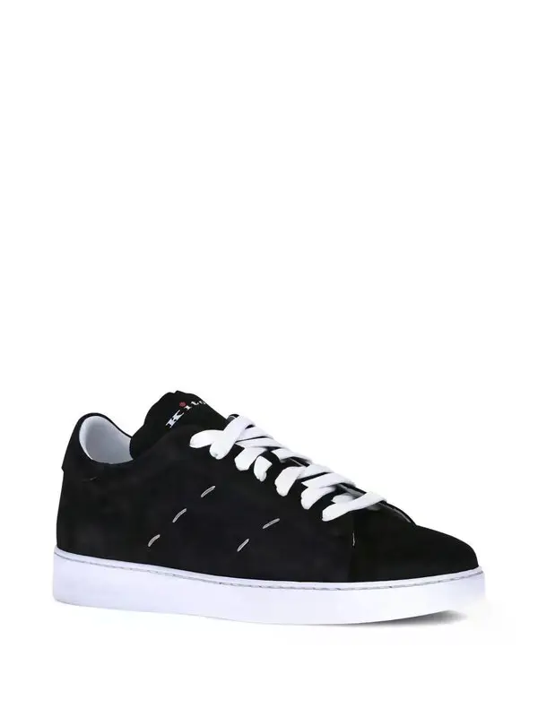 Kiton Lace-up Sneakers - Black