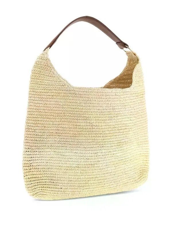 MAISON MICHEL Cristiana Shoulder Bag - Neutrals