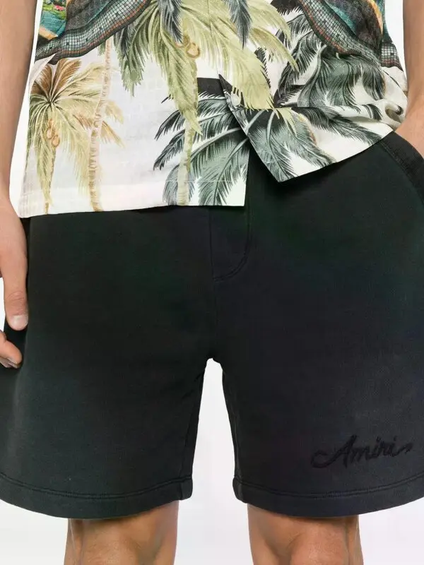 Amiri Panelled Cotton Shorts