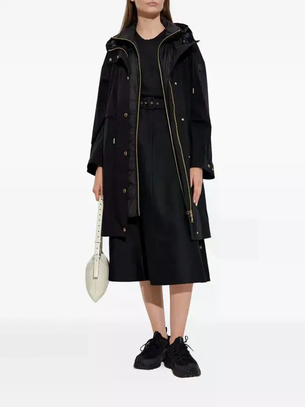Moncler Detachable-lining Parka Coat - Black