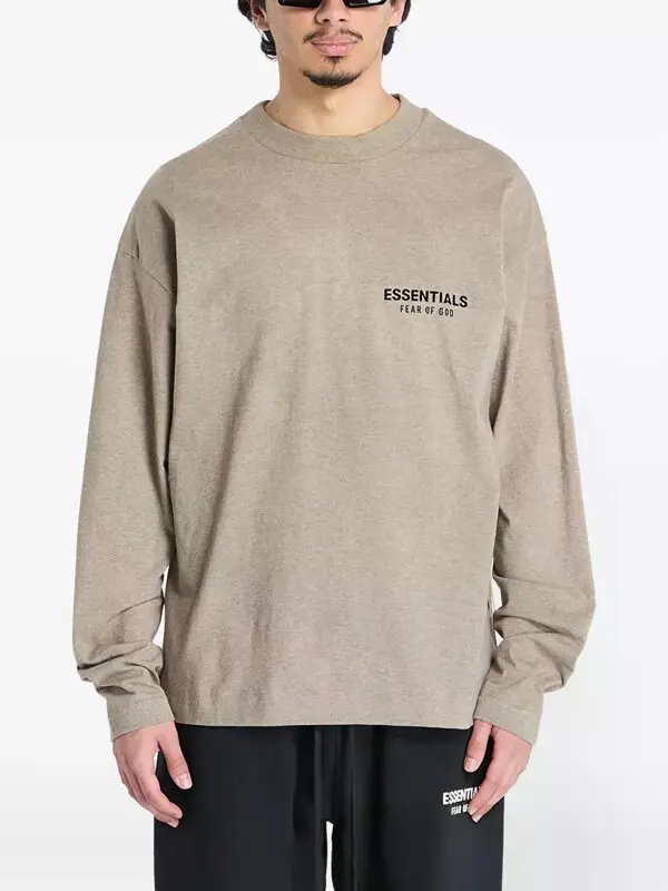 Fear Of God Crew-neck Long-sleeve T-shirt - Grey