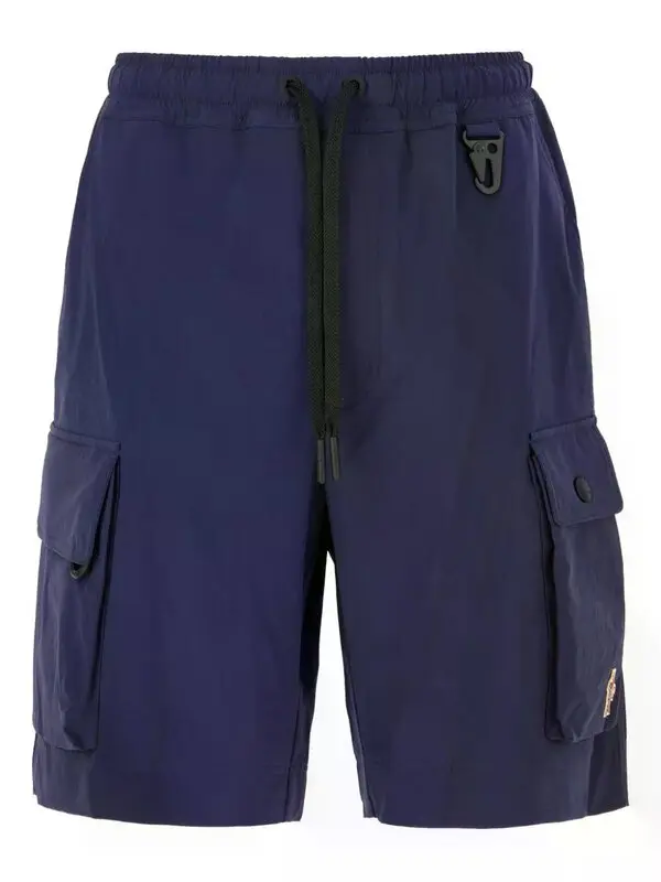 Moncler Drawstring Cargo Shorts - Blue