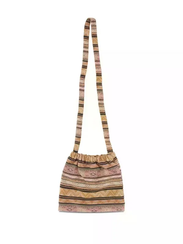 Needles Patterned Messenger Bag - Neutrals