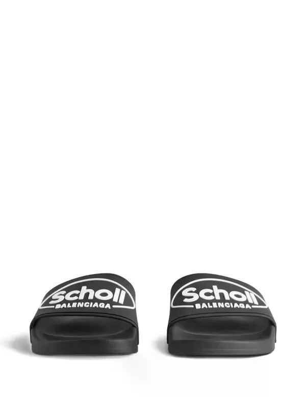 Balenciaga X Scholl Slides - Black