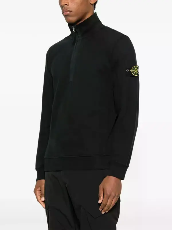 Stone Island Half-zip Patch Sweatshirt