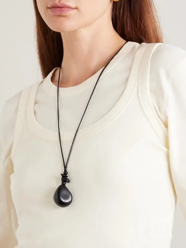HUNTING SEASON - Pendant Tagua And Leather Necklace