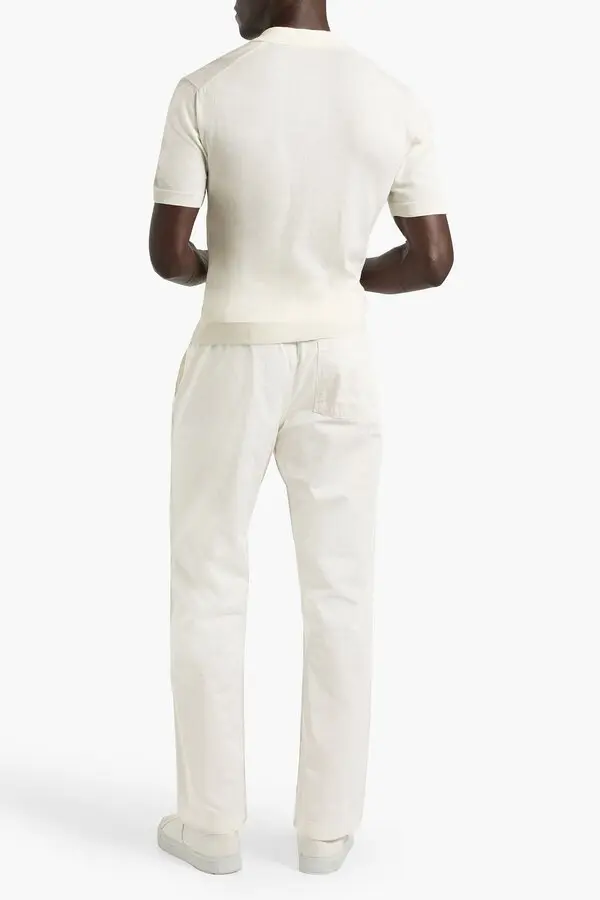 Orlebar Brown Horton Cotton Polo Shirt - Ivory