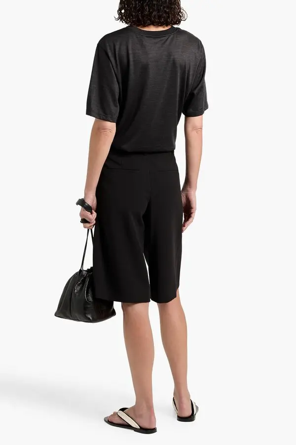 Theory Jersey-paneled T-shirt