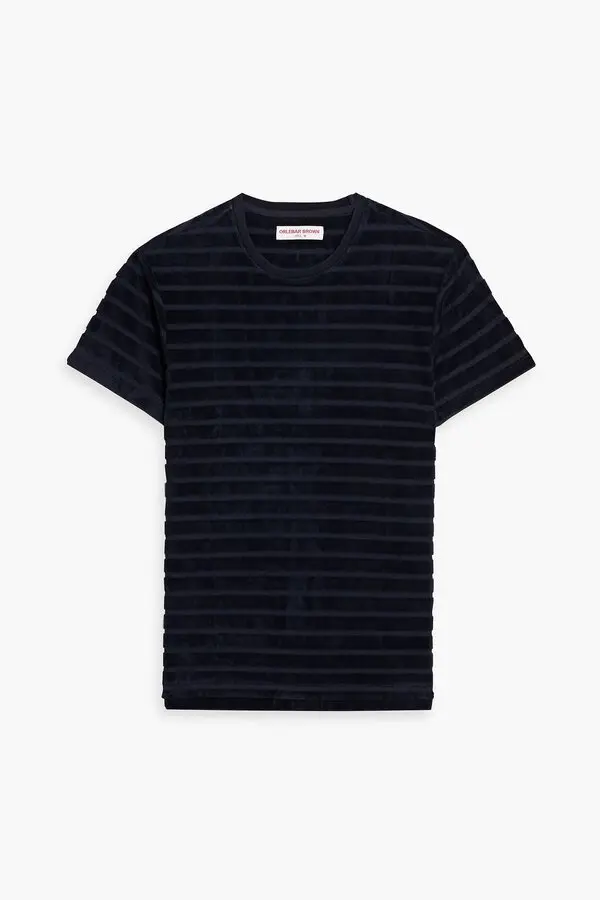 Orlebar Brown Sammy Striped Cottonterry Tshirt