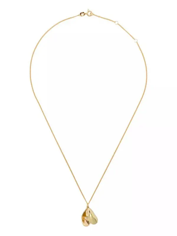 WOUTERS & HENDRIX 18k Mussel Diamond Necklace - Gold