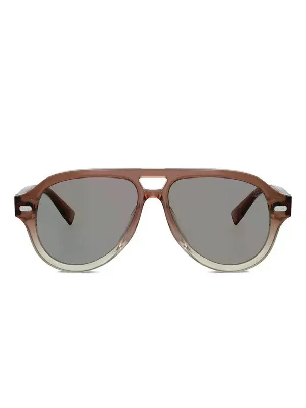 Brunello Cucinelli Logo-print Sunglasses