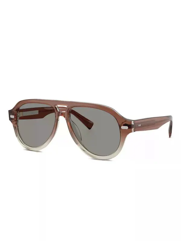 Brunello Cucinelli Logo-print Sunglasses