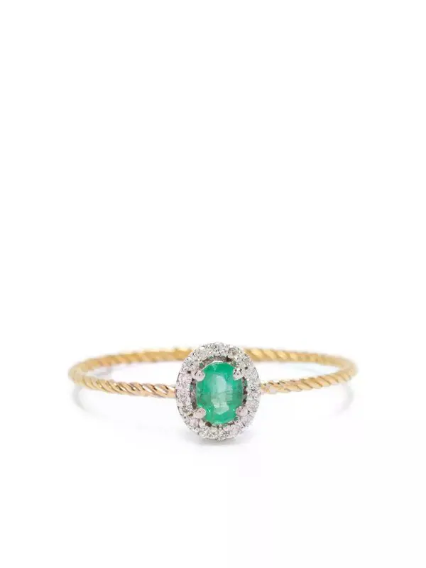 WOUTERS & HENDRIX 18kt Yellow Emerald Ring