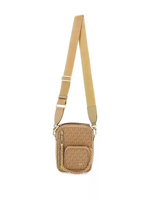 Michael Kors Monogram Crossbody Bag - Brown