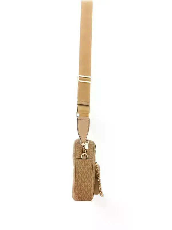 Michael Kors Monogram Crossbody Bag - Brown