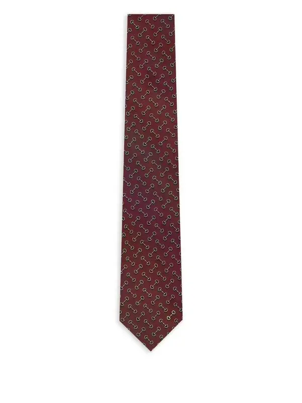 Gucci Horsebit-pattern Standard Neck Tie - Brown