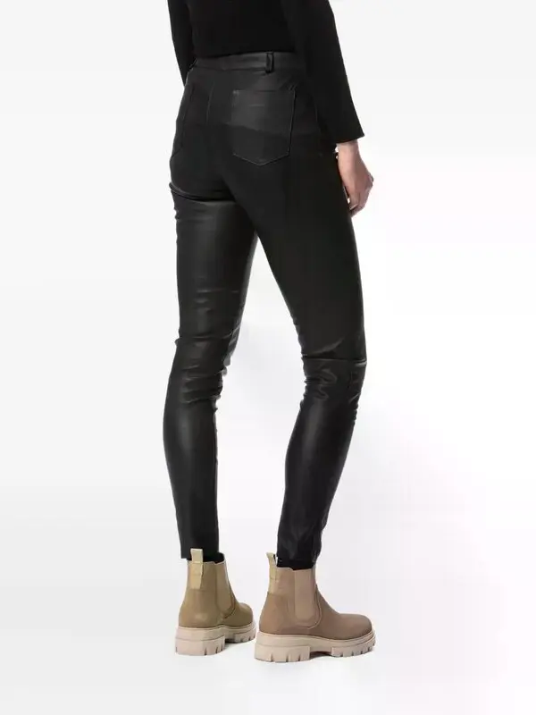 POCHE PARIS Leather Trousers