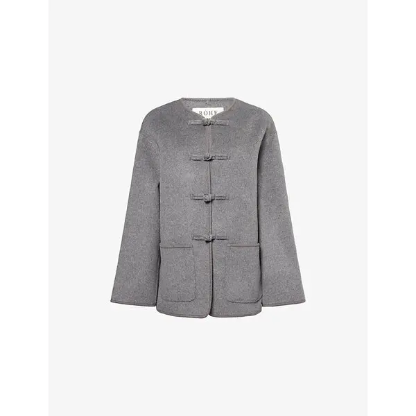 ROHE FRAMES Round-neck Wool-and-cashmere Jacket