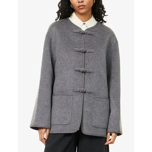 ROHE FRAMES Round-neck Wool-and-cashmere Jacket