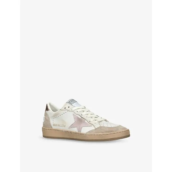GOLDEN GOOSE Ball Star Leather Low-top Trainers - White/comb