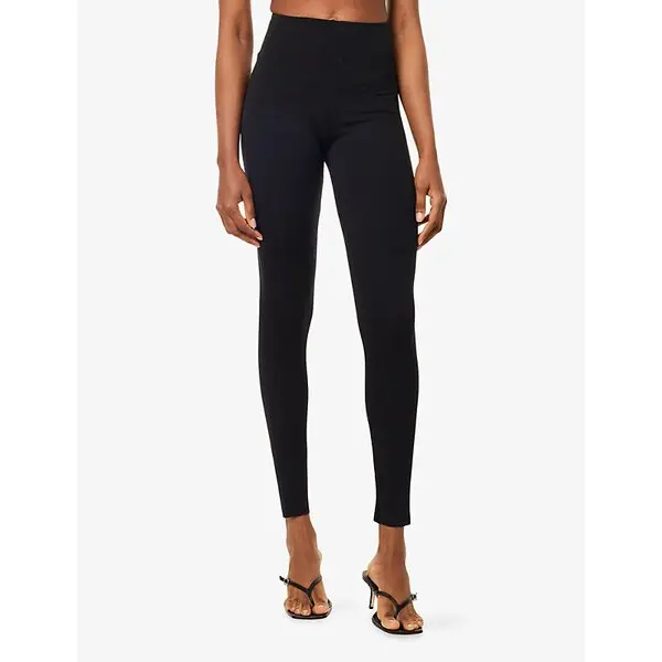 Commando Neoprene Stretch-woven Leggings