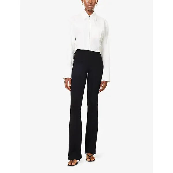 Commando Neoprene Stretch-woven Leggings