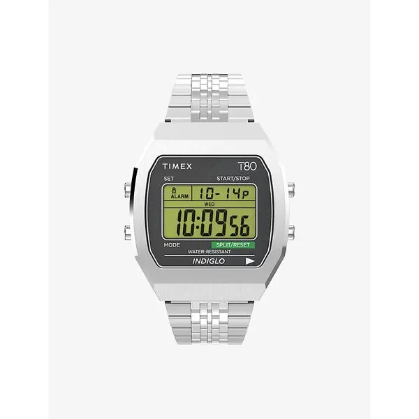 Timex T80 Digital Bracelet Watch - Black