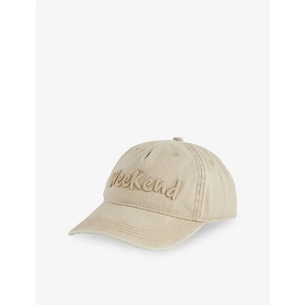 Max Mara Bruno Embroidered Baseball Cap - Mustard