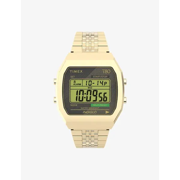 Timex T80 36mm Digital Bracelet Watch - Black