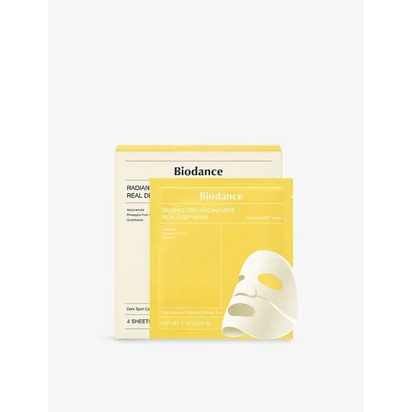 Biodance Radiant Vita Niacinamide Deep Masks X 4 - One-color