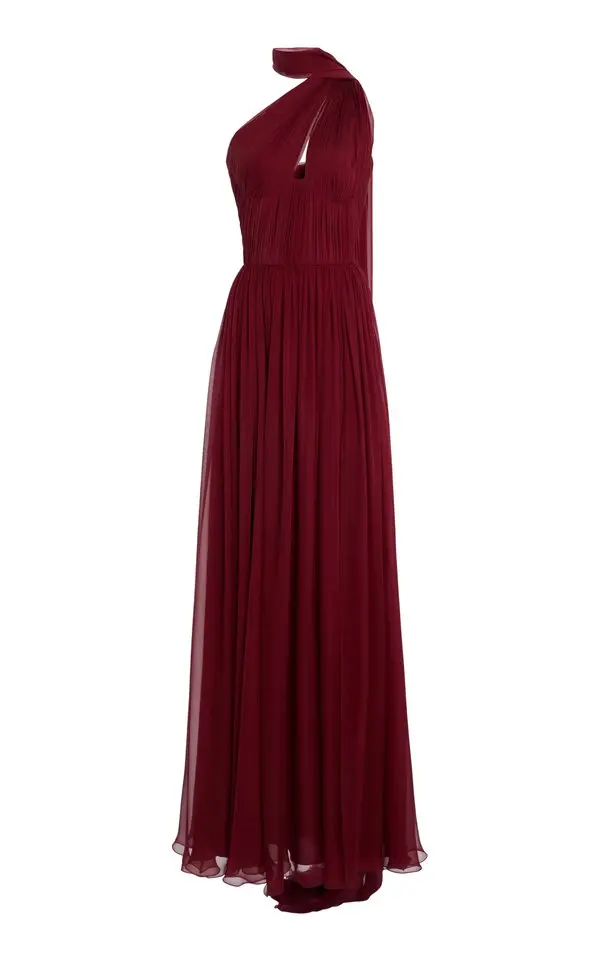 Zuhair Murad Silk-chiffon Gown - Red