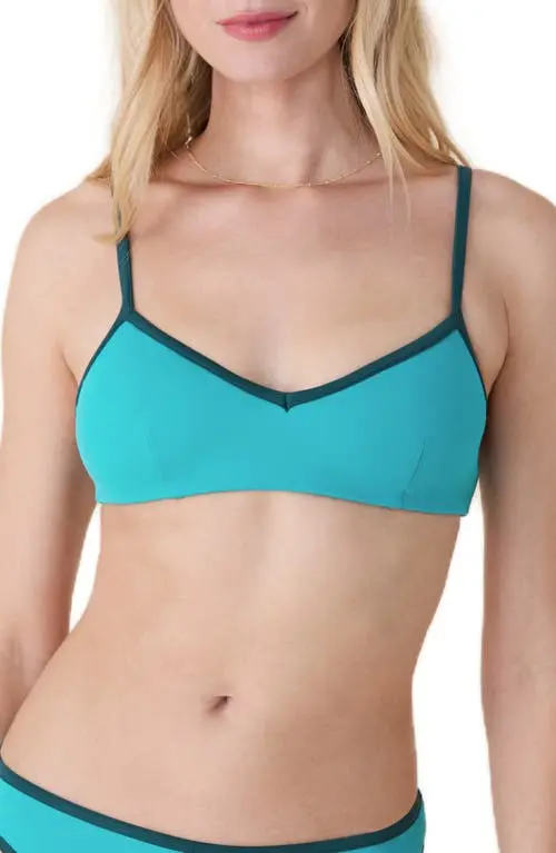 ANDIE The Bells Bikini Top - Cyan