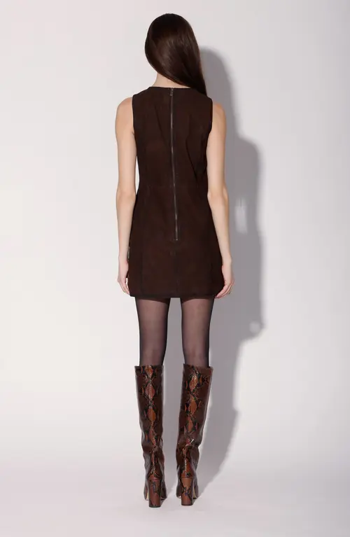 Walter Baker Cheyenne Suede Mini Dress