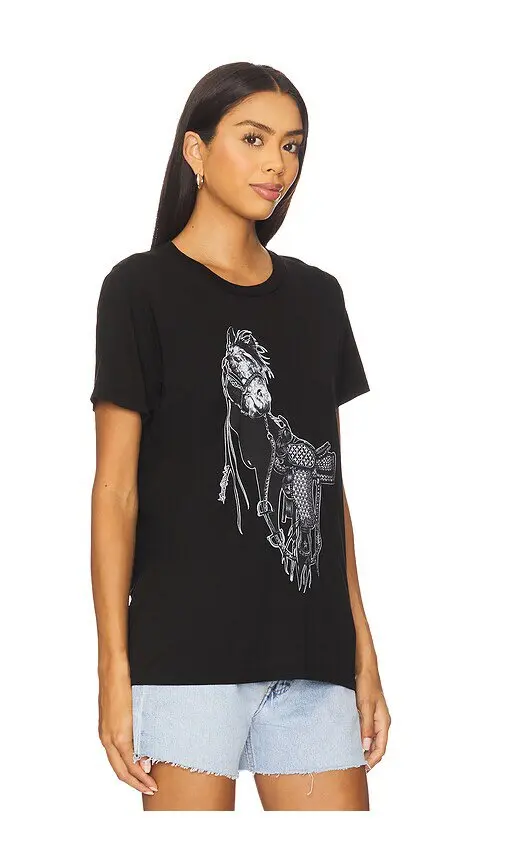 Lauren Moshi Horse Graphic Boyfriend Tee